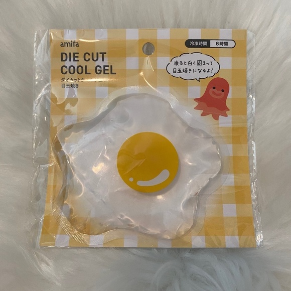 Amifa | Kitchen | Amifa Die Cut Cool Gelice Pack Fried Eggsunny Side Up ...